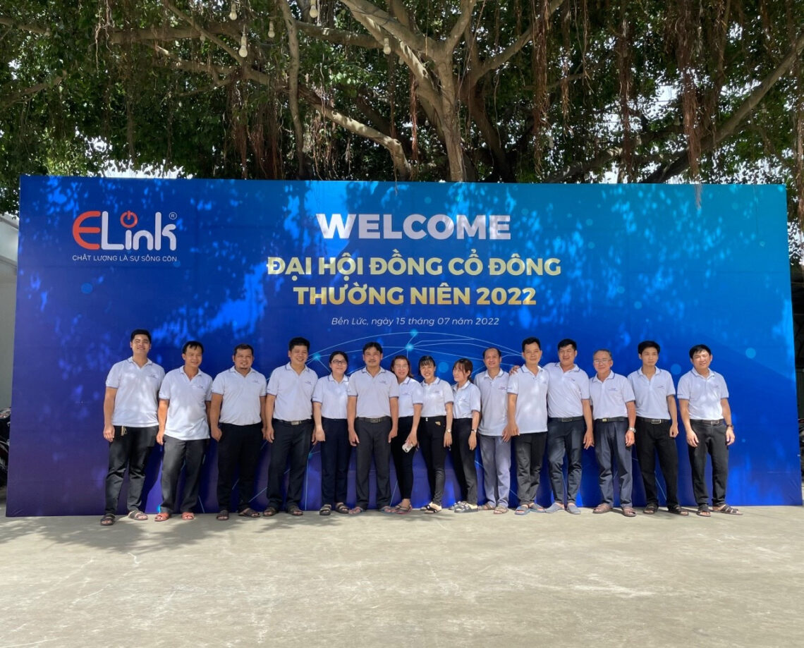 ELINK TỔ CHỨC THÀNH CÔNG ĐẠI HỘI ĐỒNG CỔ ĐÔNG THƯỜNG NIÊN NĂM 2022 - ELink